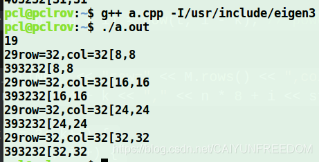 C++ EIGEN block the value of ‘blk2’ is not usable in a constant expression-CSDN博客