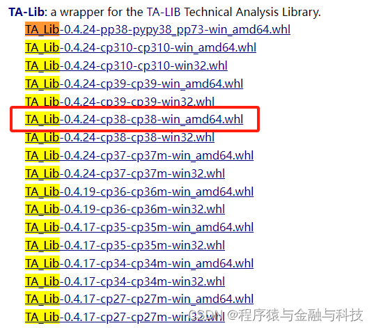 python3.8.10虚拟环境安装talib总报平台不匹配_pip install talib-CSDN博客