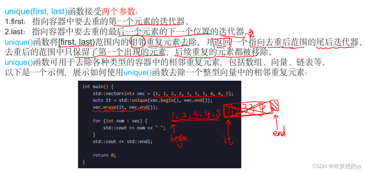 unique（）函数_unique函数使用方法-CSDN博客