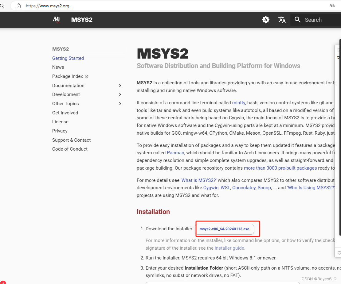 windows下gcc/g++安装,基于MinGW，包管理工具MSYS2_msys2安装gcc-CSDN博客