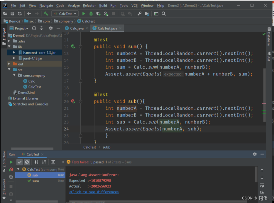 Java二—测试框架Junit_junit java-CSDN博客