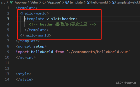 vue3 插槽 Slots_vue3 $slots-CSDN博客