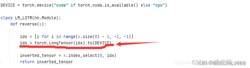 yolov7报错： indices should be either on cpu or on the same device as the indexed tensor (cpu ...