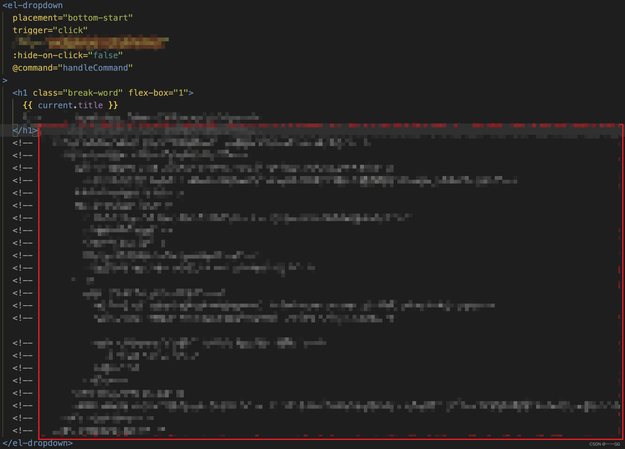 学习笔记——vue中使用el Dropdown组件报错 Csdn博客
