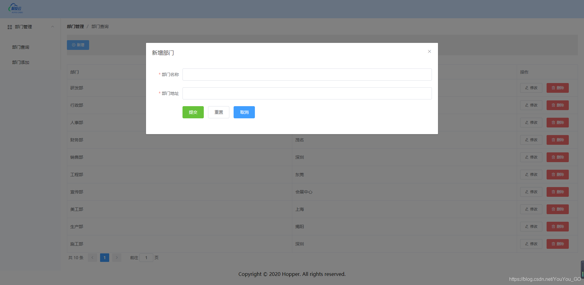 Springbootvue实现前后端分离（增删查改分页）适合小白入门elementui 博客 Springboot 前后端分离 Csdn博客