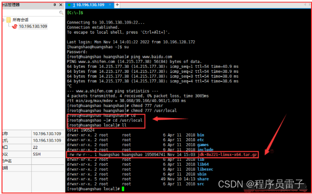 【软件测试】Linux系统下搭建JDK+JMeter环境详细步骤，一篇概全..._jmeter linux jdbc-CSDN博客