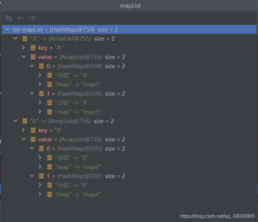 对List＜Map＜String,Object＞＞中的Map中的某个属性进行分组_list 分组-CSDN博客
