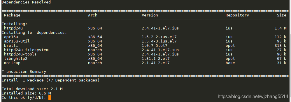 CentOS7 yum install 安装最新版本 Apache httpd_yum install安装-CSDN博客