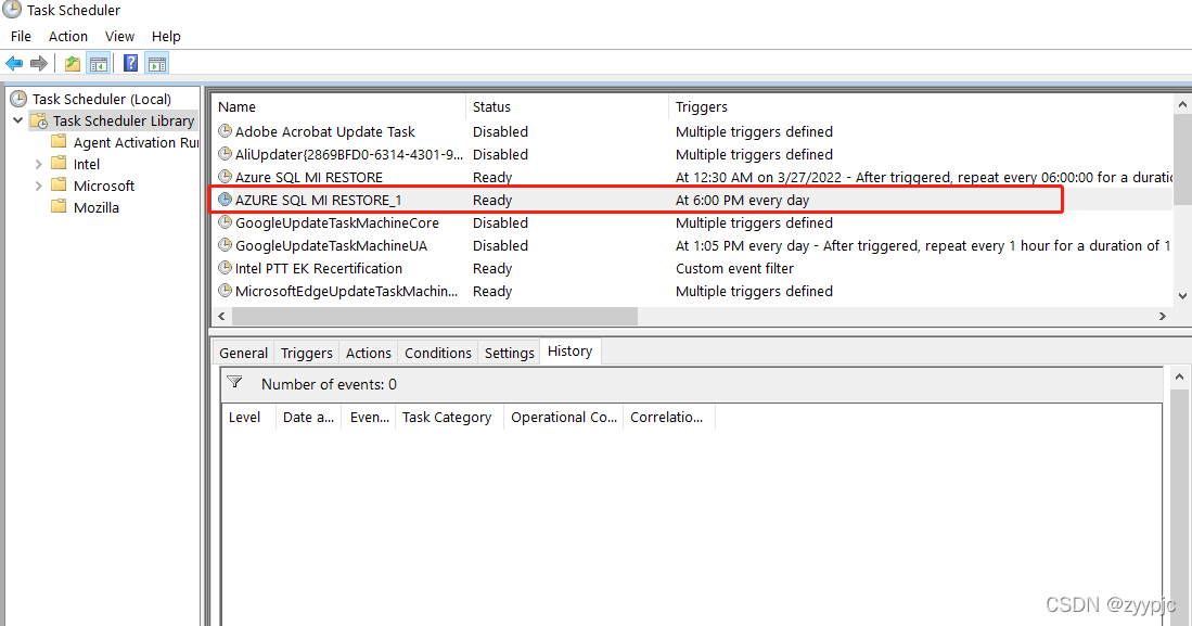 通过WINDOWS TASK SCHEDULE运行POWERSHELL脚本备份AZURE托管实例_task scheduler运行ps1 ...
