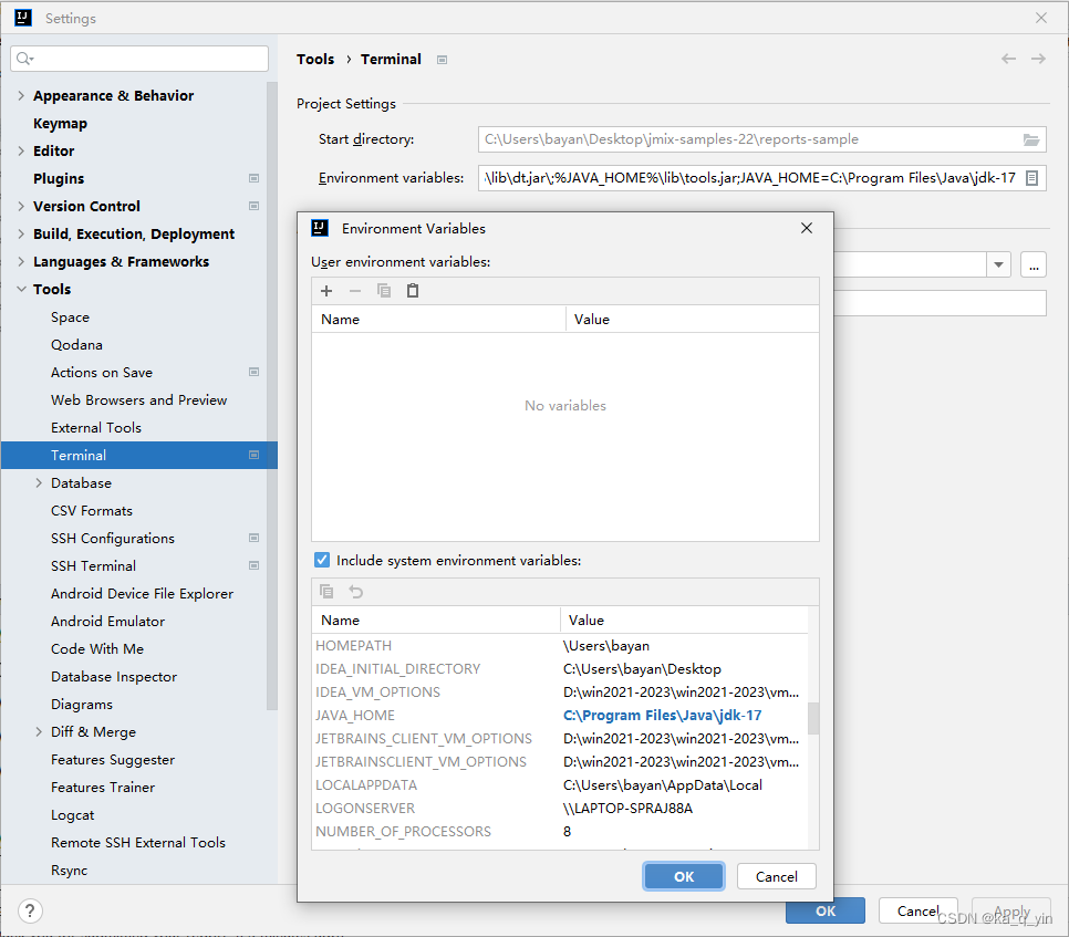 如何更改idea/terminal（命令行）的java版本？_idea terminal窗口java版本不一致-CSDN博客