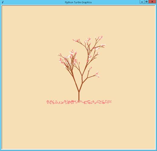 如何用python画一朵樱花pythonturtle绘图代码樱花python代码画一朵樱花 Csdn博客