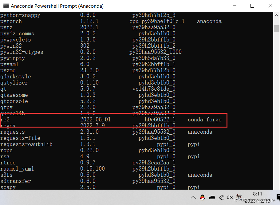 Anaconda环境中安装re，requests，等等包_anacondaa安装模块requests-CSDN博客