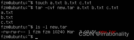 linux典型压缩包操作 tar打包、压缩与解压_tar -cvf打包目录-CSDN博客