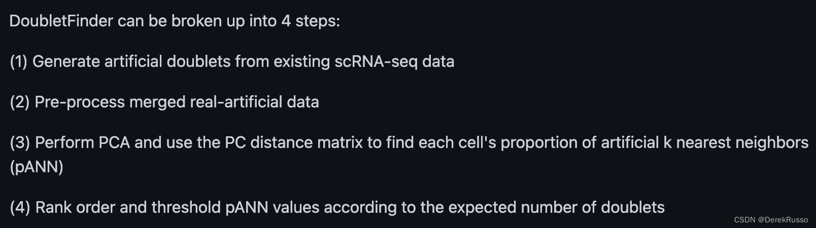 【DoubletFinder】predicts doublets in single-cell RNA sequencing data_doubletfinder conda-CSDN博客