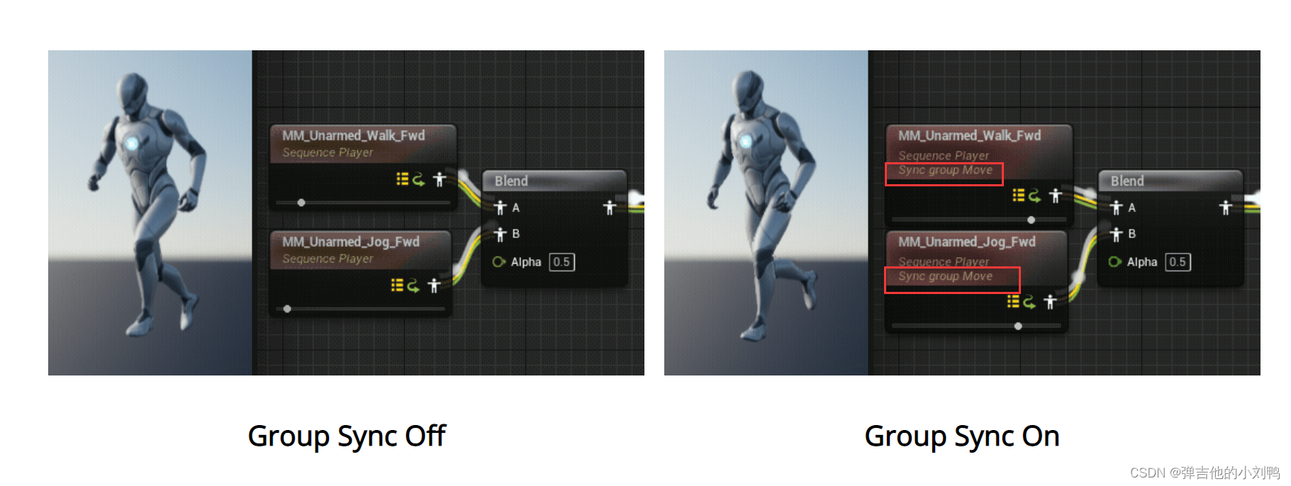UE里的Sync Groups_blendspace graph-CSDN博客
