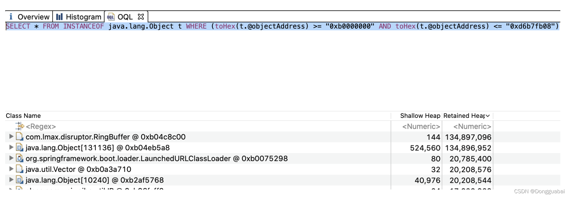 java old gen_Java查看Old代对象具体信息_hprof 如何分析old gen里的对象-CSDN博客