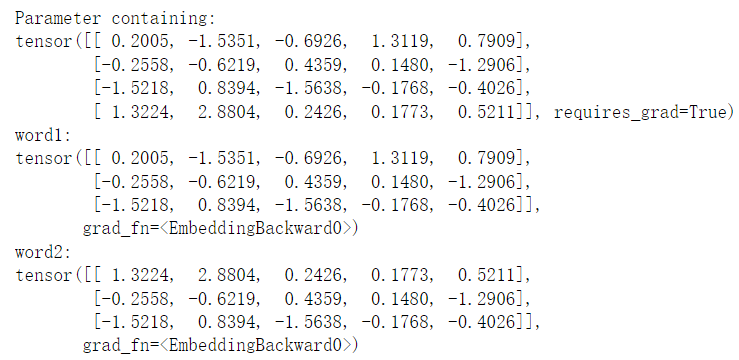nn.embedding简单理解_nn.embedding 输入int-CSDN博客