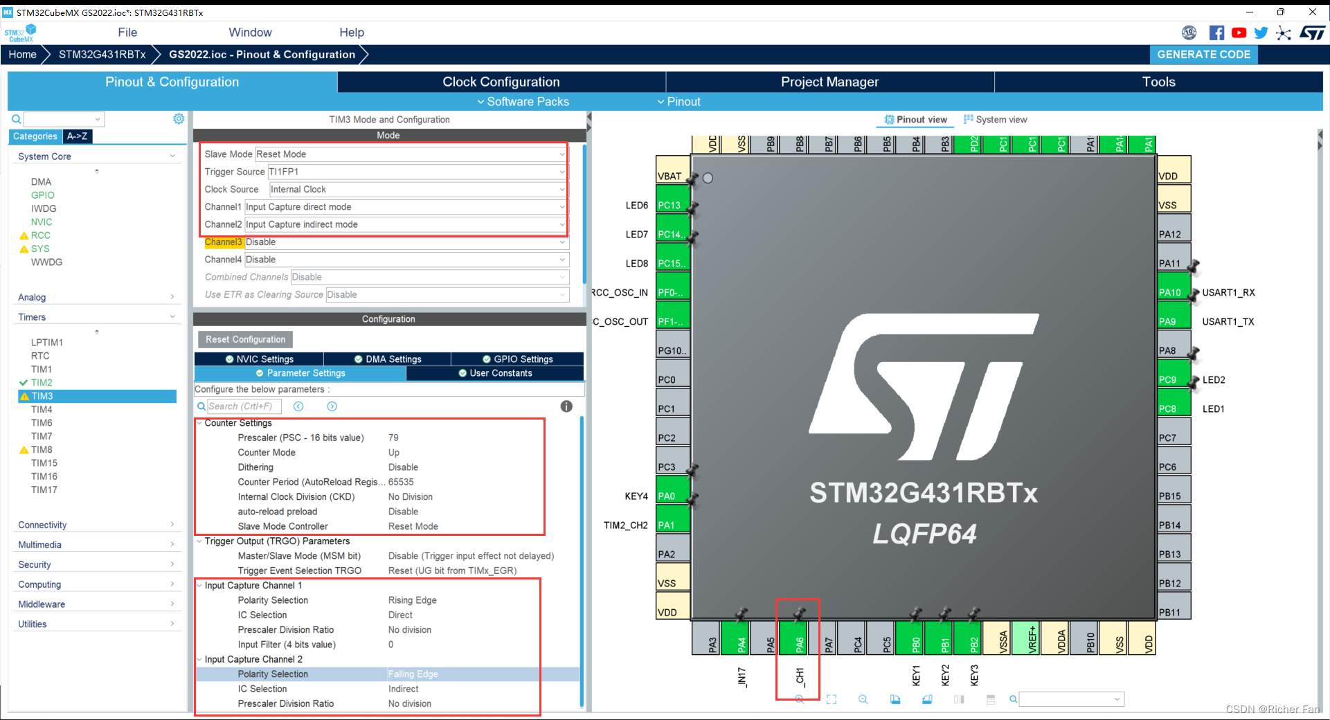 stm32 同一个定时器输入捕获测量双通道PWM占空比_stm32 tim3两个通道同时使用-CSDN博客
