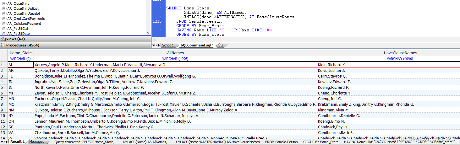 第十三章 SQL聚合函数 XMLAGG-CSDN博客