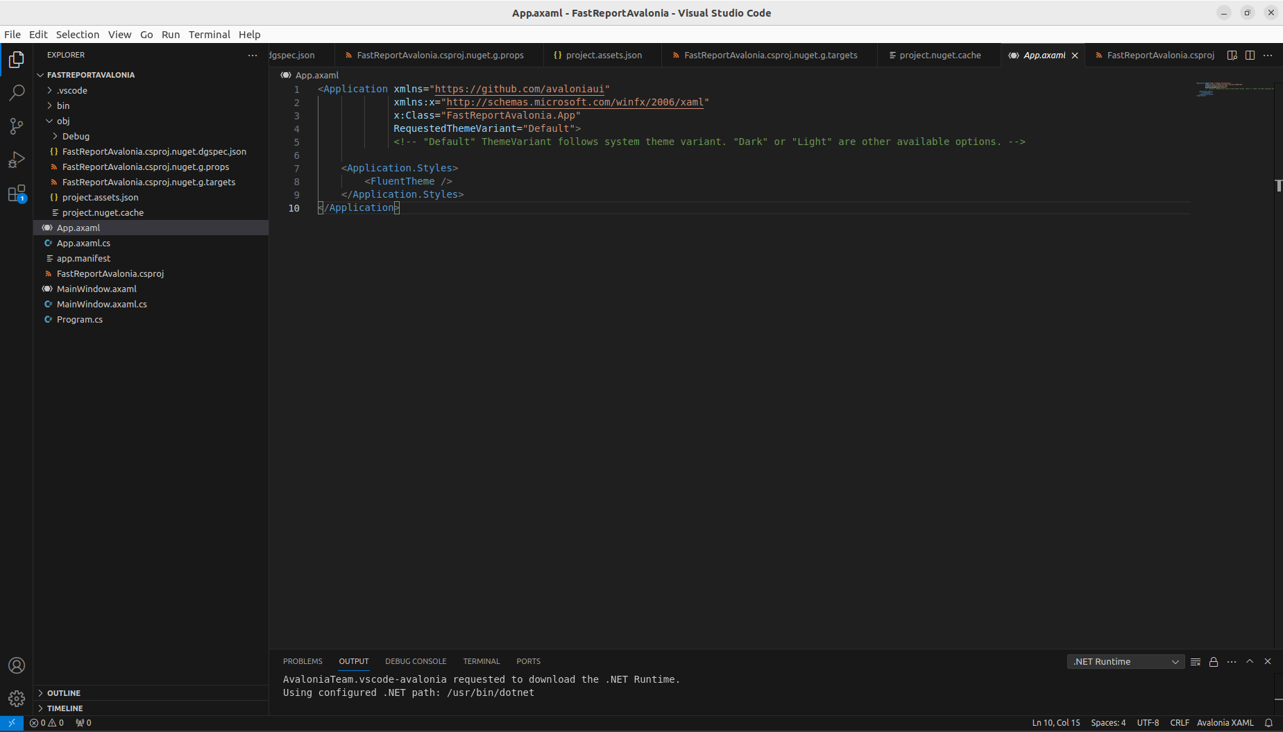 如何在适用于 Linux 的 Visual Studio Code 中使用 .NET 8 上的 FastReport Avalonia_fastreport.avalonia-CSDN博客
