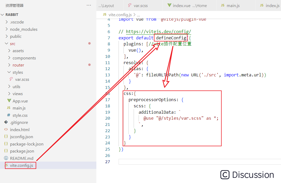 Vue 配置scss自动导入-CSDN博客