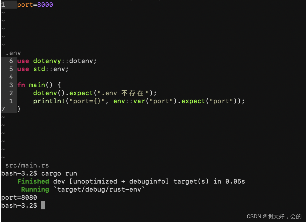 Rust-使用dotenvy加载和使用环境变量_rust dotenv-CSDN博客