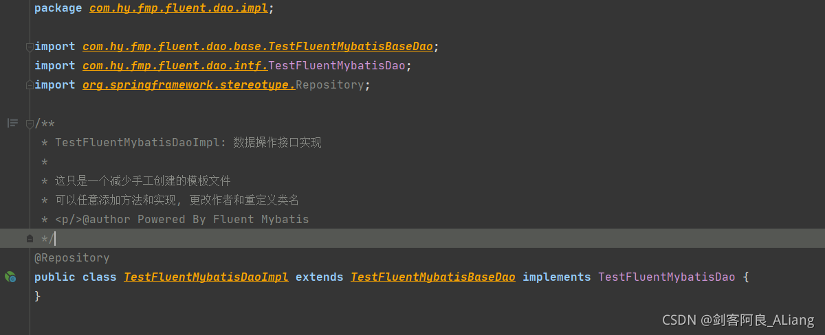 FluentMybatis 项目构建、代码生成（一） | FluentMybatis实践_fluent-mybatis-CSDN博客