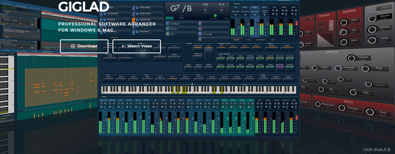 专业编曲软件：Giglad 4.0.1 Windows x64-CSDN博客