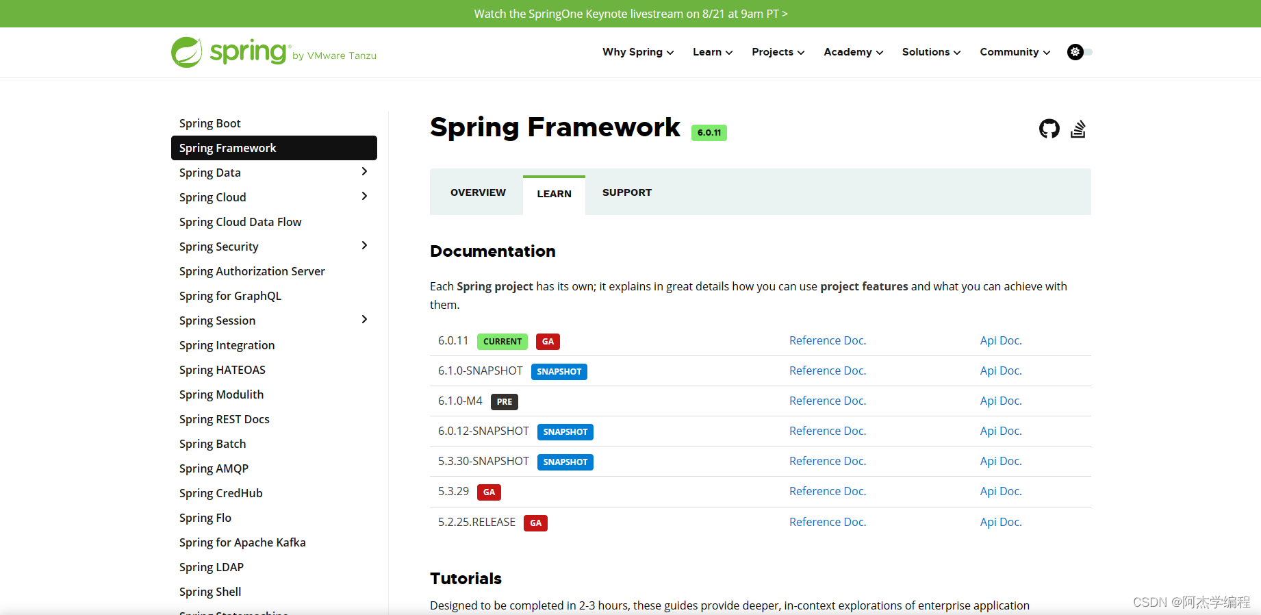 Spring：JavaEE轻量级框架与技术栈详解-CSDN博客