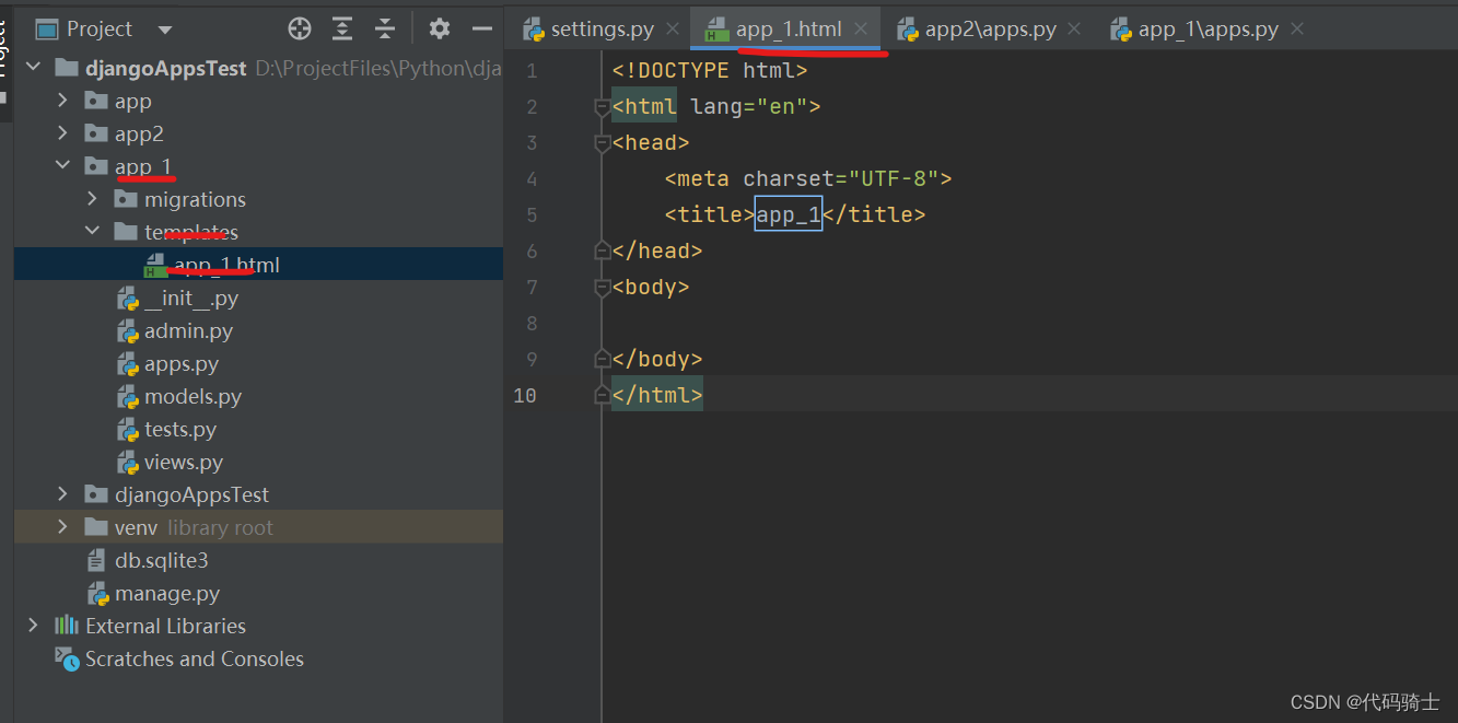 【Python-Django】如何在一个项目中创建多个app模块_django 多个app-CSDN博客