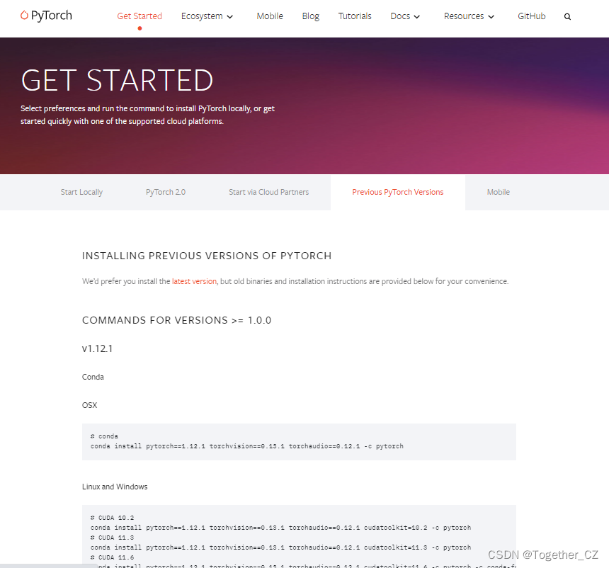 windows下安装PyTorch框架支持CPU和GPU两种安装方式_conda install pytorch torchvision torchaudio cpuon-CSDN博客