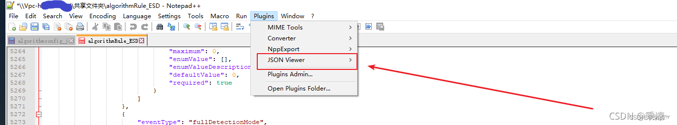 Notepad++安装json插件_notepad json插件-CSDN博客