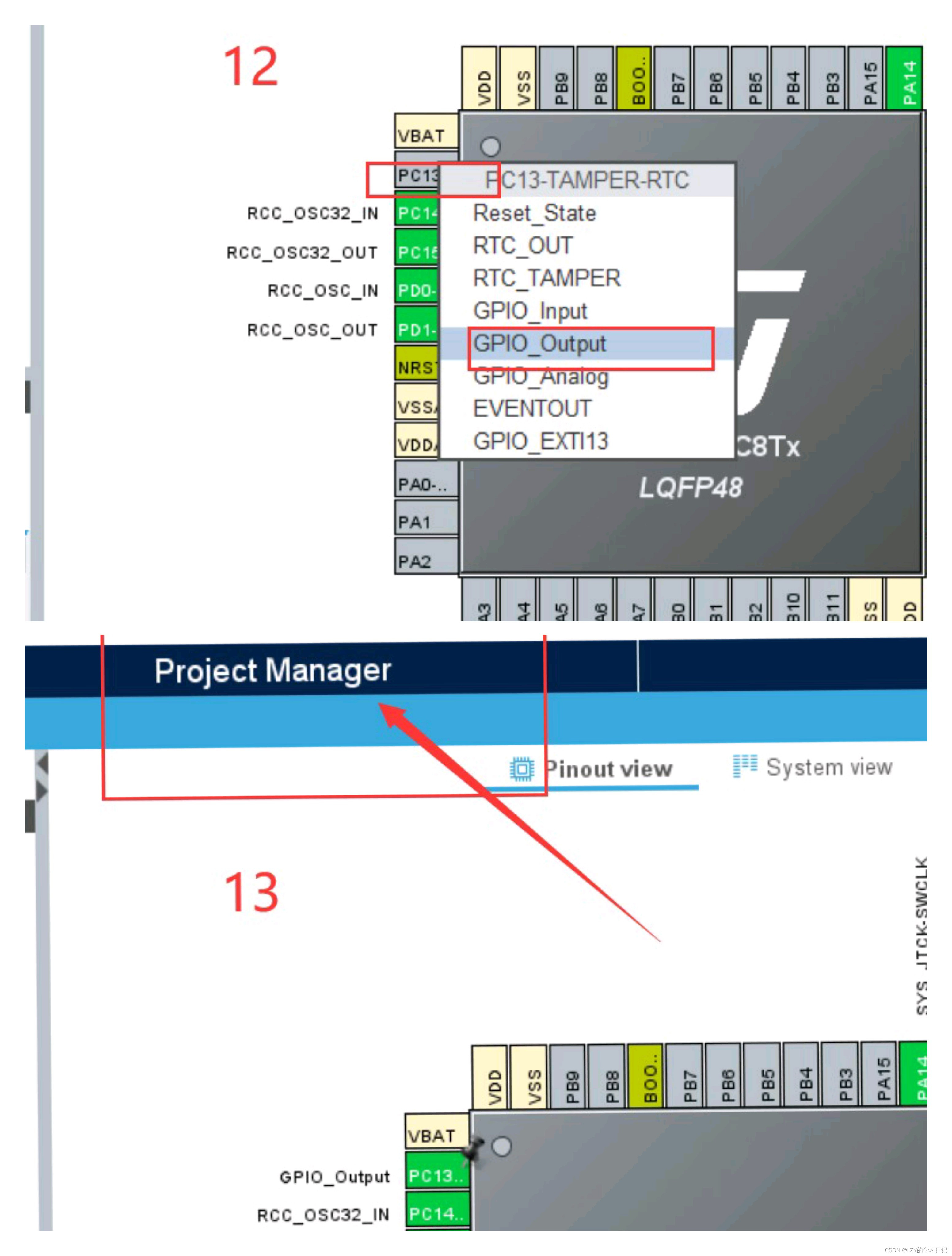 Stm32点亮LED灯（HAL库和标准库）_keill5 stm32l0 hal库 点亮led-CSDN博客