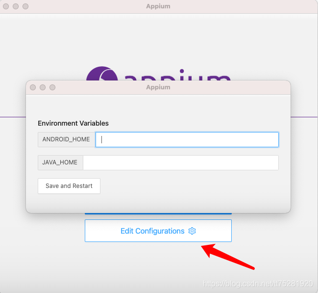 启动appium session报错：Neither ANDROID_HOME nor ANDROID_SDK_ROOT environment variable was exported ...