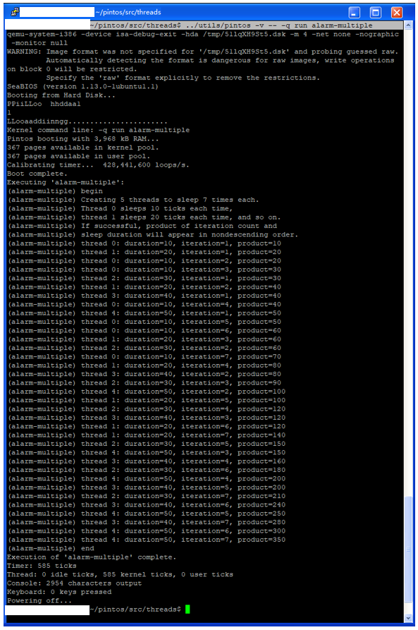 【OS Pintos】Pintos 内核库基本数据结构 | 运行测试用例 alarm-multiple-CSDN博客