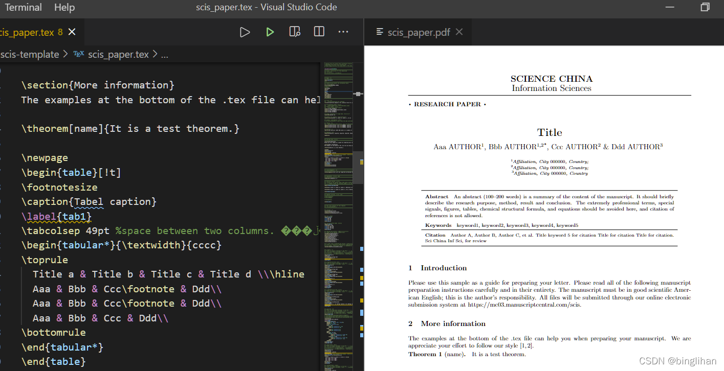 China Science投稿模板_sciemce china 的参考引用格式-CSDN博客