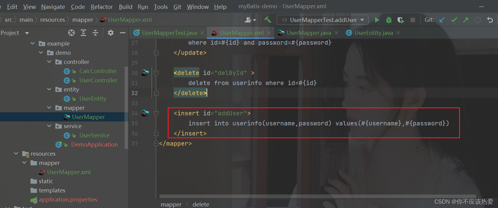 MyBatis基本操作及SpringBoot单元测试_mybatis 单元测试-CSDN博客