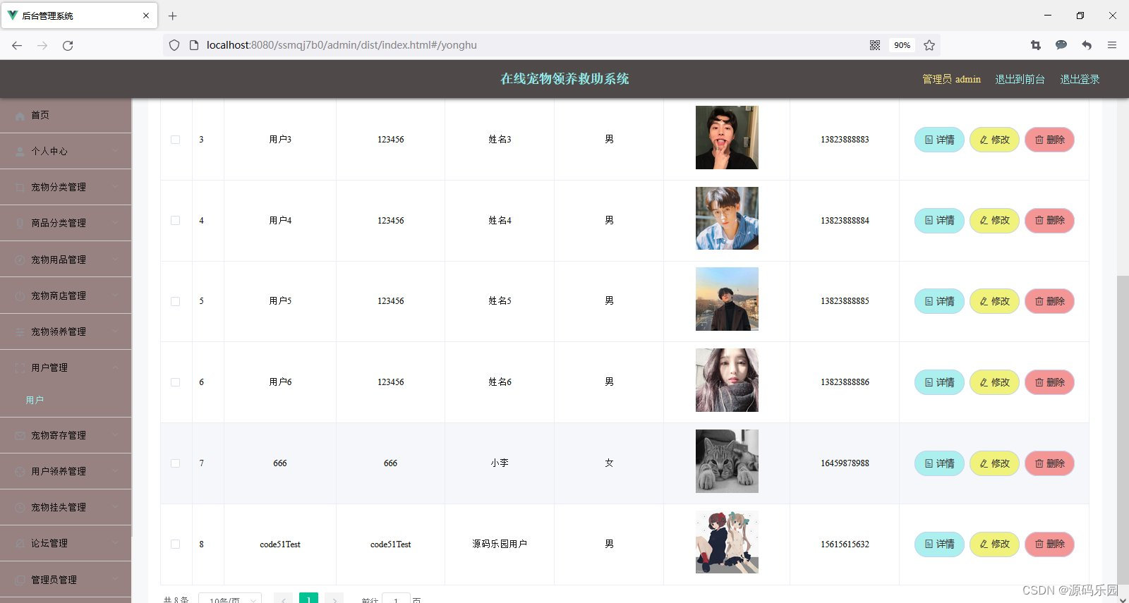 基于SSM+SpringBoot+MySQL+Vue前后端分离的宠物领养救助管理系统(附论文)-CSDN博客