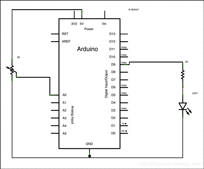466arduino模拟输入与模拟输出例程调试分析arduino 模拟量采集 Csdn博客