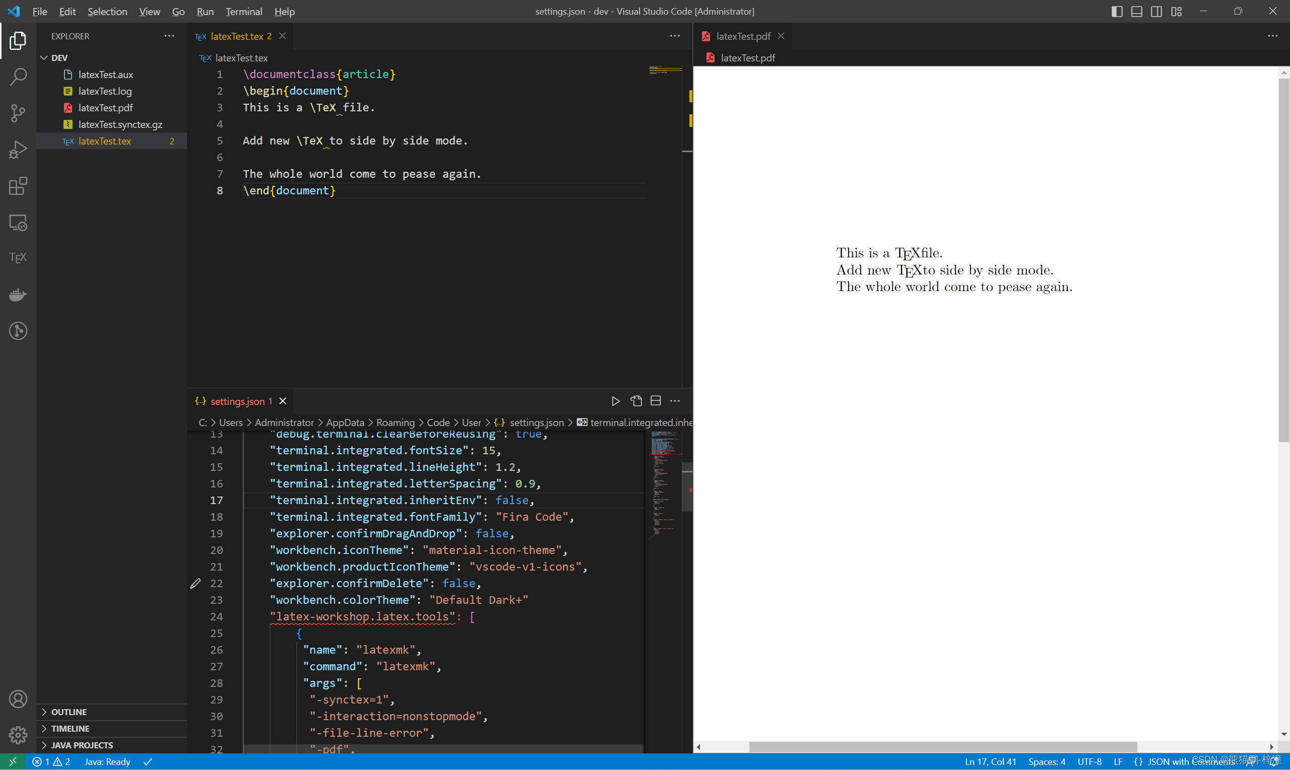 用VScode写Latex_ambiguous unicode characters-CSDN博客