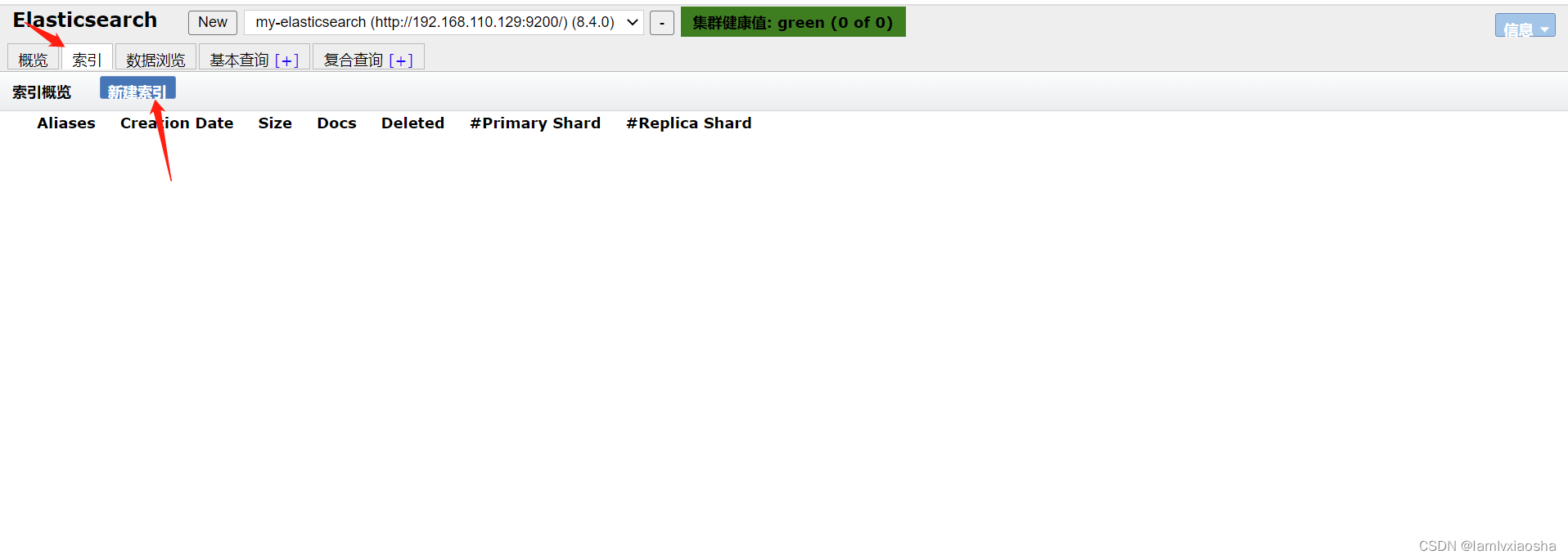 Multi ElasticSearch Head插件基本操作-CSDN博客