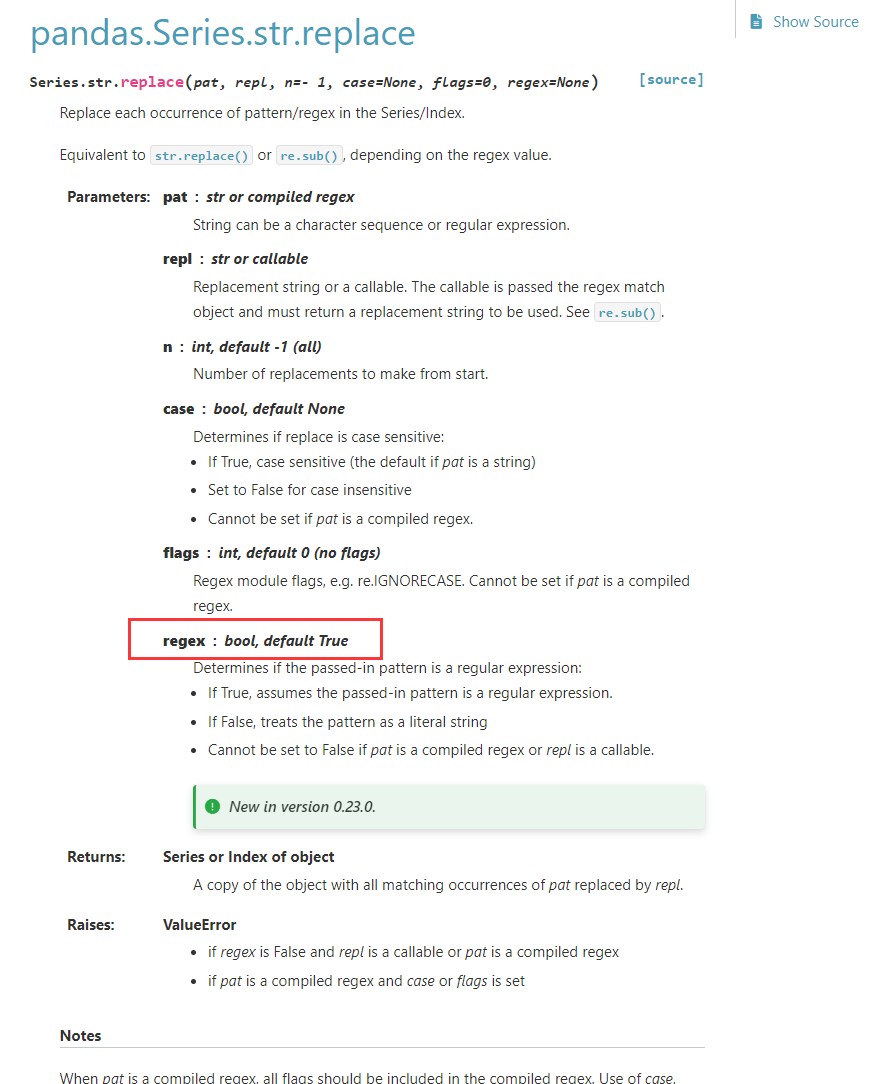 pandas.str.replace 不起作用的解决方法_pandas replace没用-CSDN博客