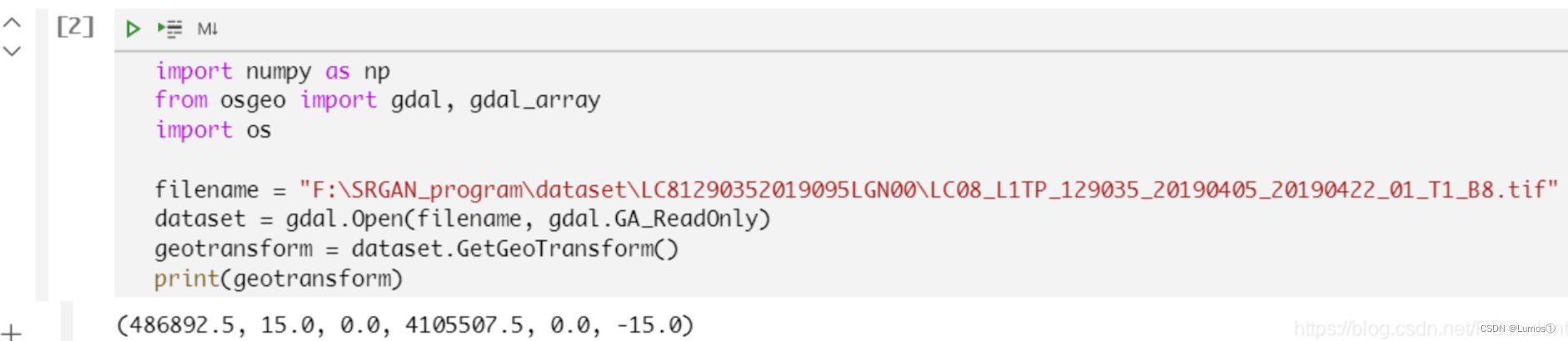 GDAL(python) 之GeoTransform（3）-CSDN博客