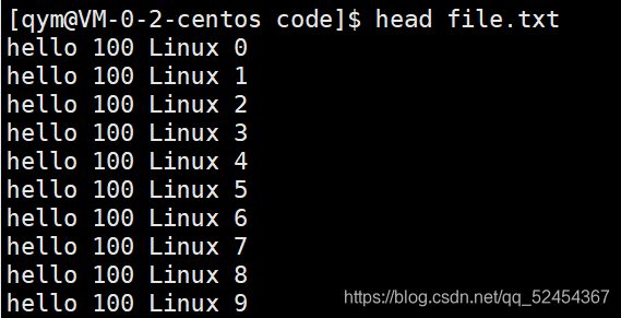 Linux （head、tail、echo指令、输出重定向、追加重定向、管道）_tail能重定向吗-CSDN博客