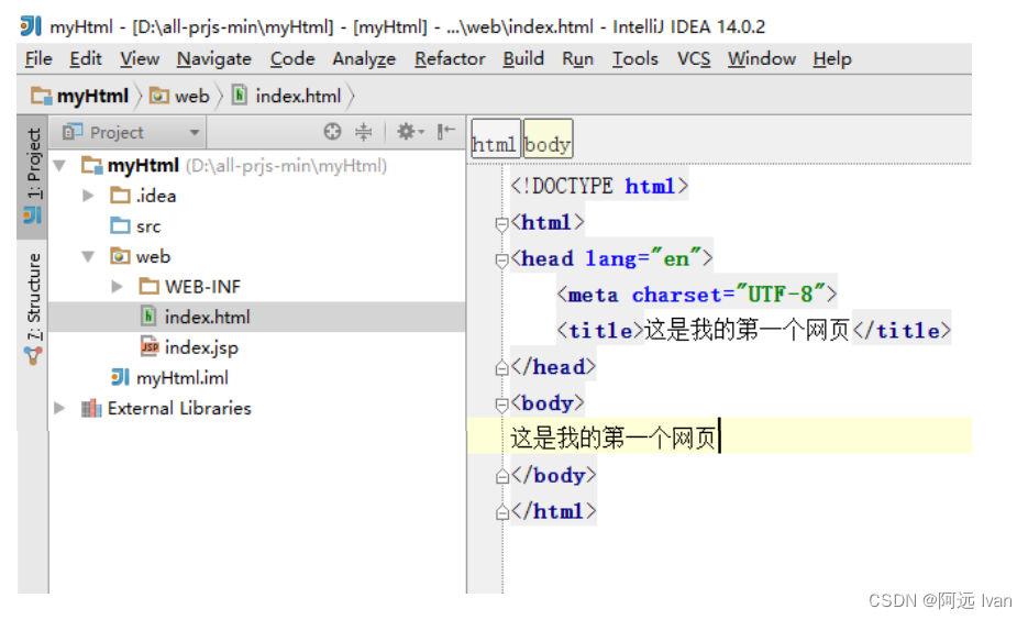 JavaWeb之HTML标签介绍及使用_java-webhtml怎么去访问-CSDN博客