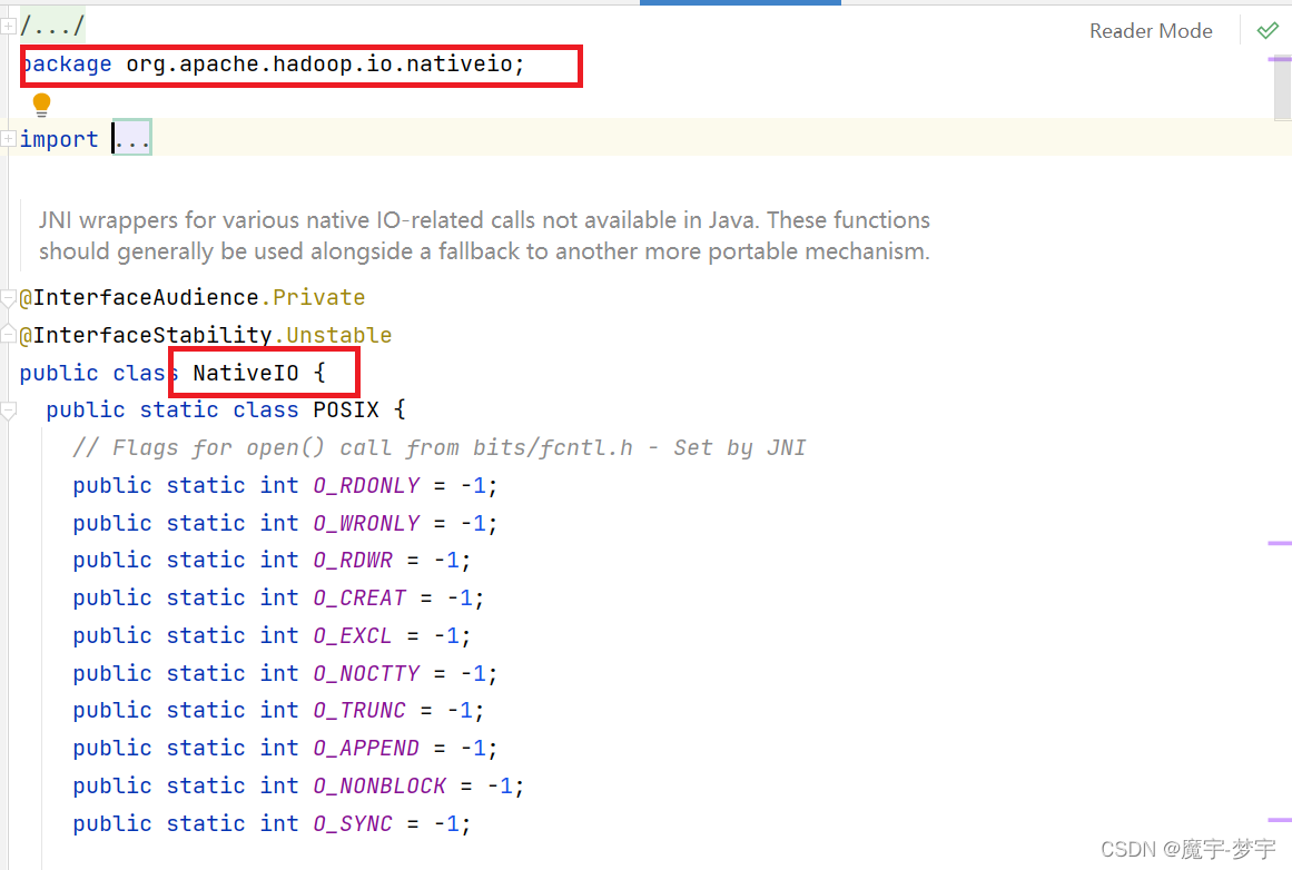 报错：org.apache.hadoop.io.nativeio.NativeIO$Windows.access0(Ljava/lang/String；I)Z_boolean org ...