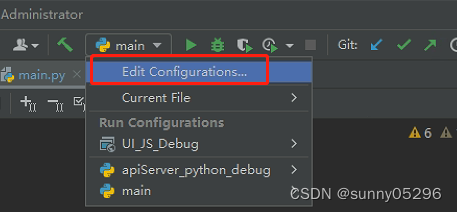 idea中Run/Debug Python项目报错 Argument for @NotNull parameter ‘module‘ of ..._error running argument ...