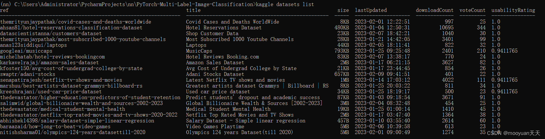 pip install kaggle安装与数据集下载遇到的问题以及解决方法ModuleNotFoundError: No module named ‘setuptools.command ...