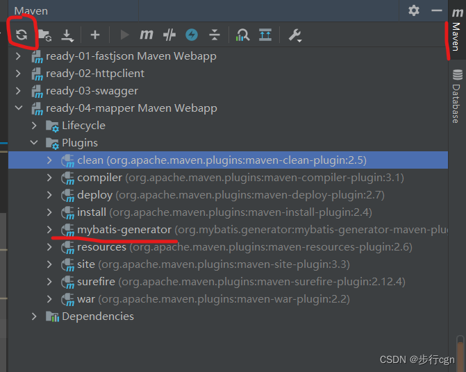 IDEA中， Maven不显示插件 mybatis-generator_找不到插件 'org.mybatis.generator:mybatis-generator-mav-CSDN博客