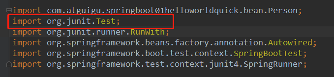 关于SpringBoot使用Junit测试报错:Exception in thread “main” java.lang.NoSuchMethodError: org.junit ...